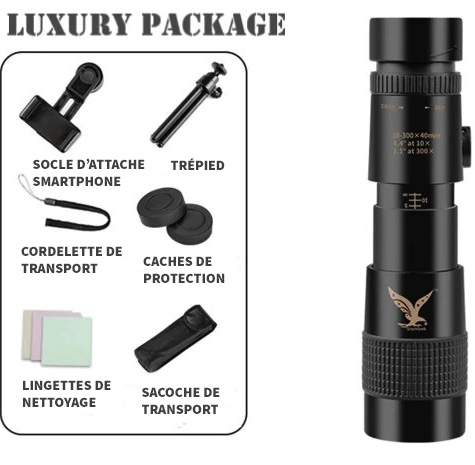 ZoomShot Pro: Ce télescope monoculaire 4K pour Smartphone vous permet ...